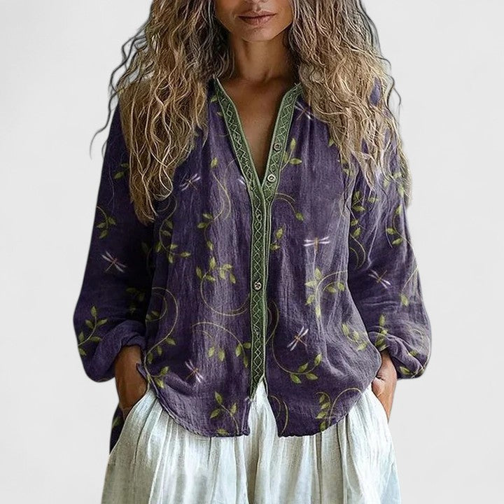 Mykayla | Comfortable Blouse – Harrison & Evelyn Boston